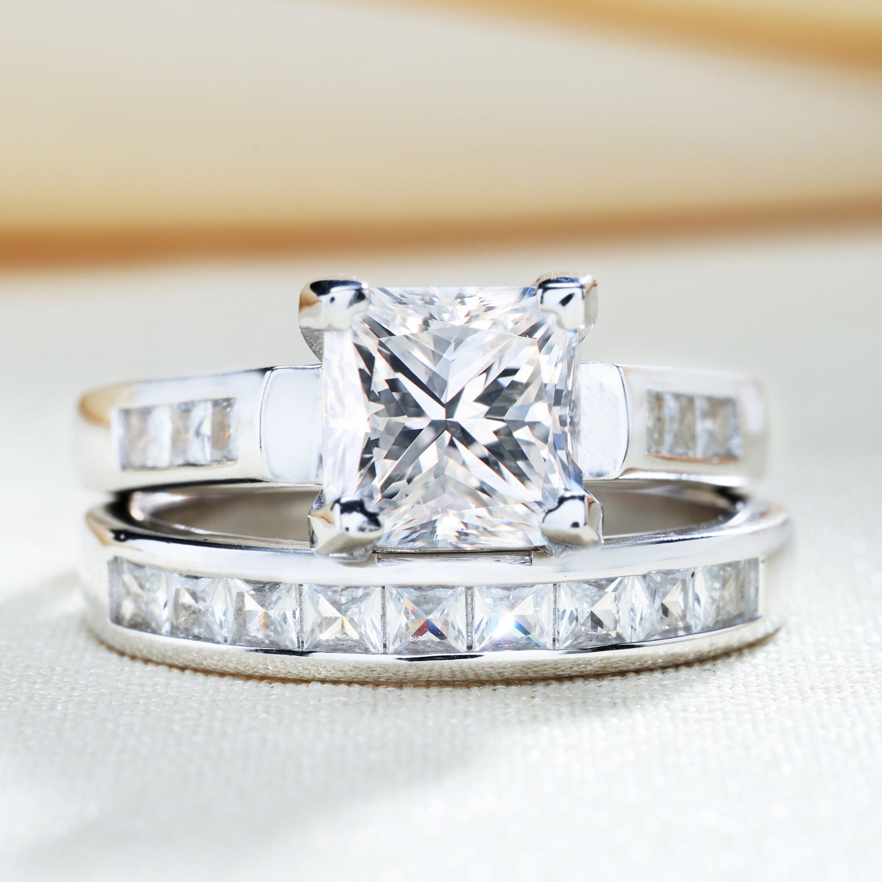 Two-Piece Square Ring Set – iceyqueen